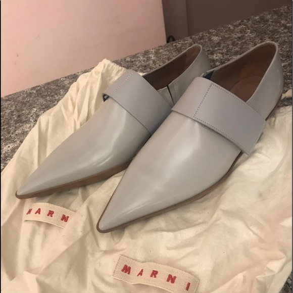 Marni | Shoes | Marni Grey Flats | Poshmark